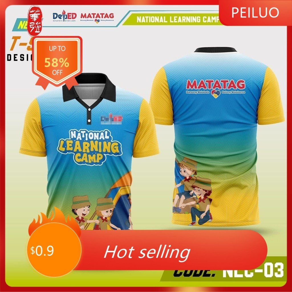 MATATAG UNIFORM SUBLIMATION POLO CODE-NLC-03 NATIONAL LEARNING CAMP ...