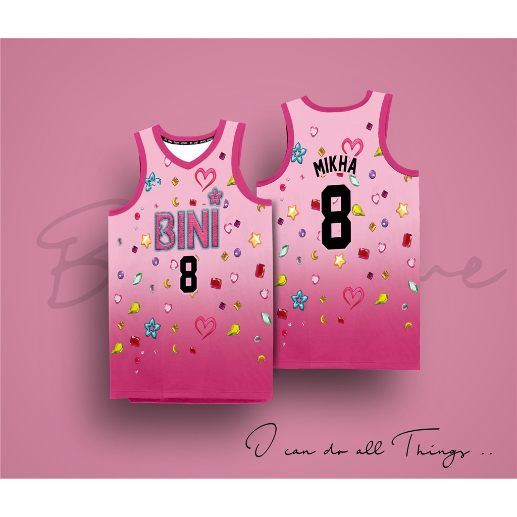 2024 New bini jersey customized name and number | Shopee Philippines