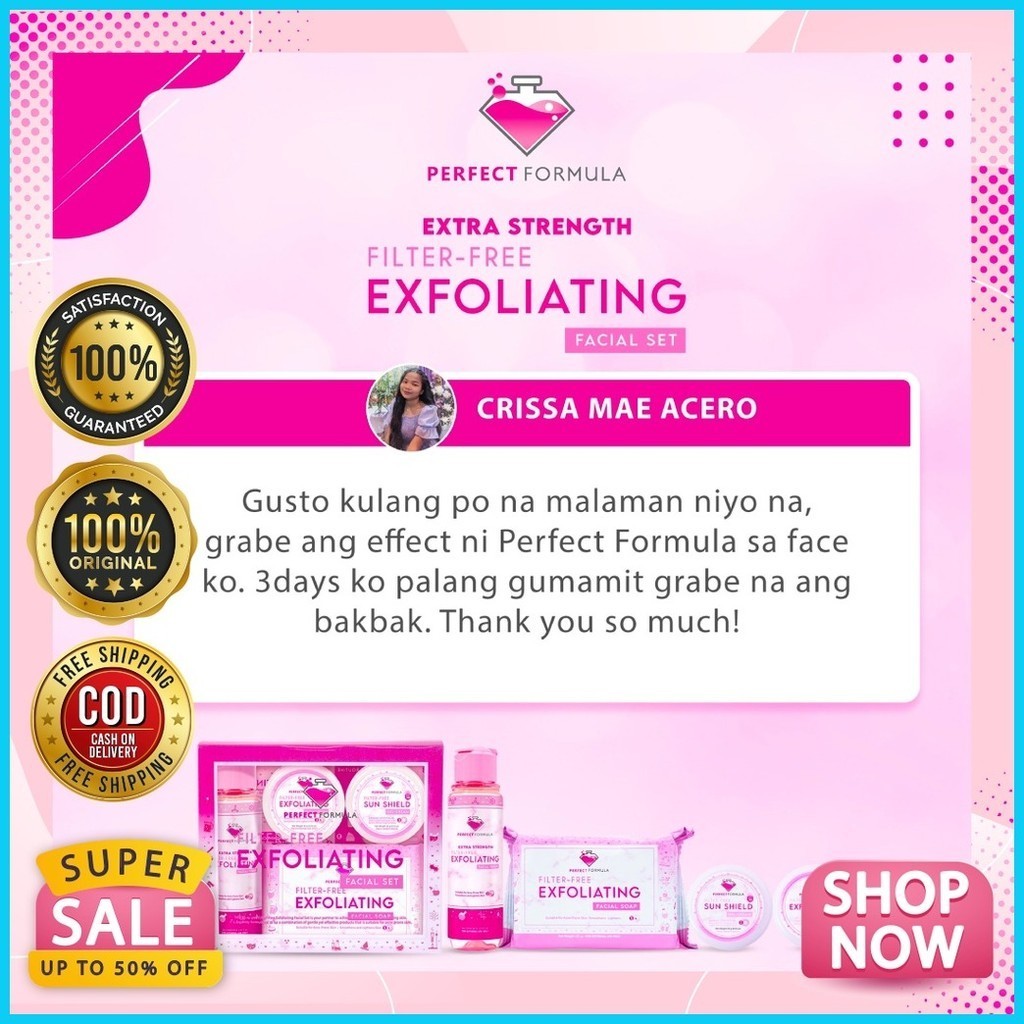 ☢ ۞ Original Perfect Formula Extra Strength Filter-Free Exfoliating ...