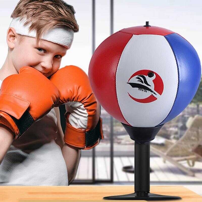 Cup Suction Mini Funny Desk Punch Ball Sports Fiess Punching Bag Speed ...