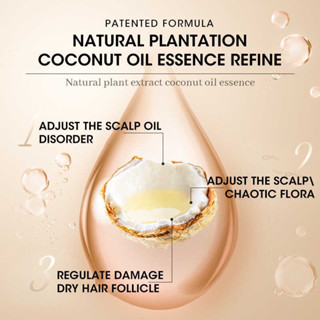 AZLA Coconut Moisturizing Hair Care Dandruff Shampoo Refreshing Oil Control Fluffy Repair Frizz ...