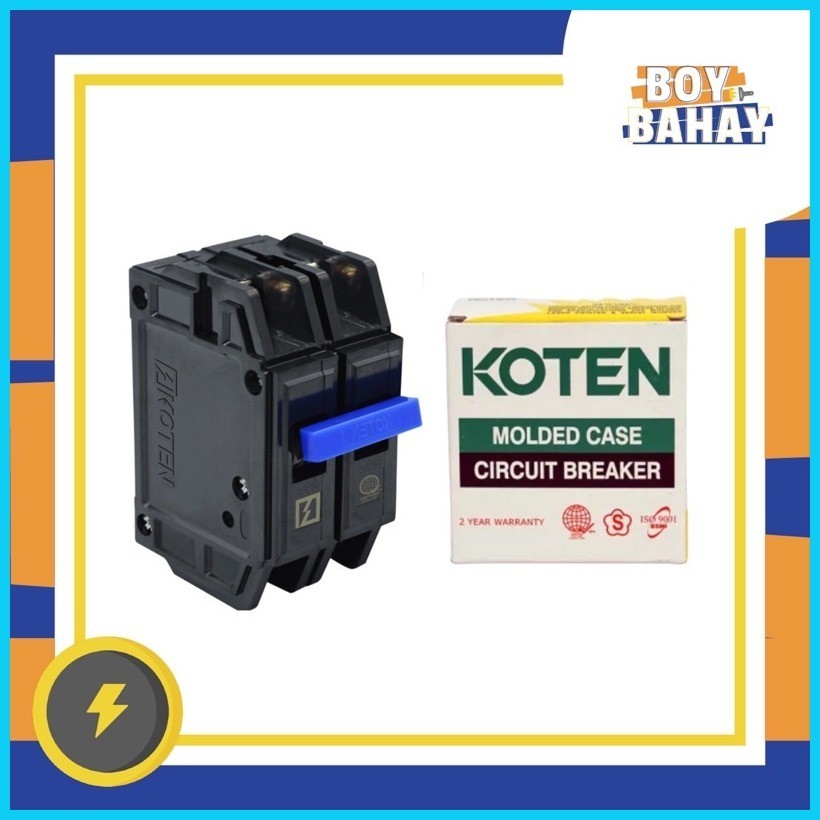 Koten Molded Case Circuit Breaker Bolt On/Plug In (In Various Amperes) | Shopee Philippines