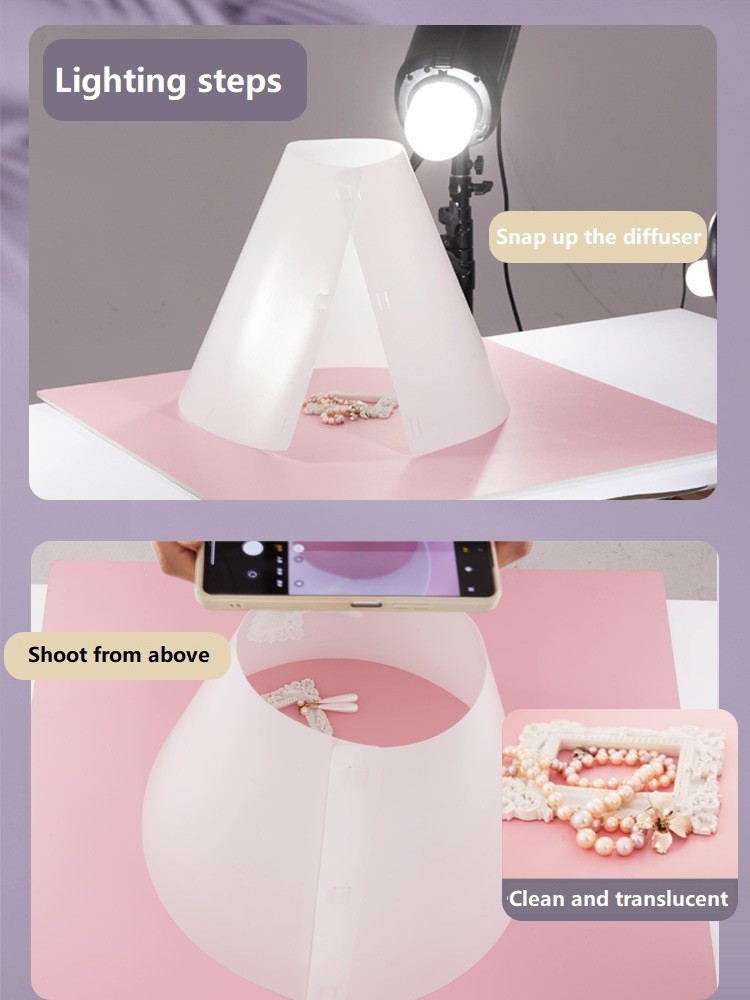 Conical Product Shoot Diffuser / Tent Professional Light Cone for ...
