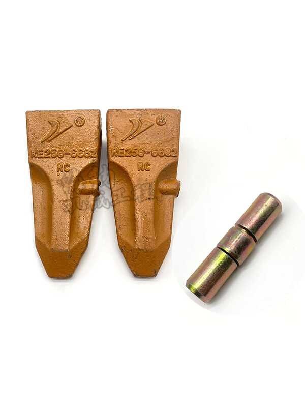 Micro digging horizontal pin bucket teeth Wick Northen EZ17 28 wear ...