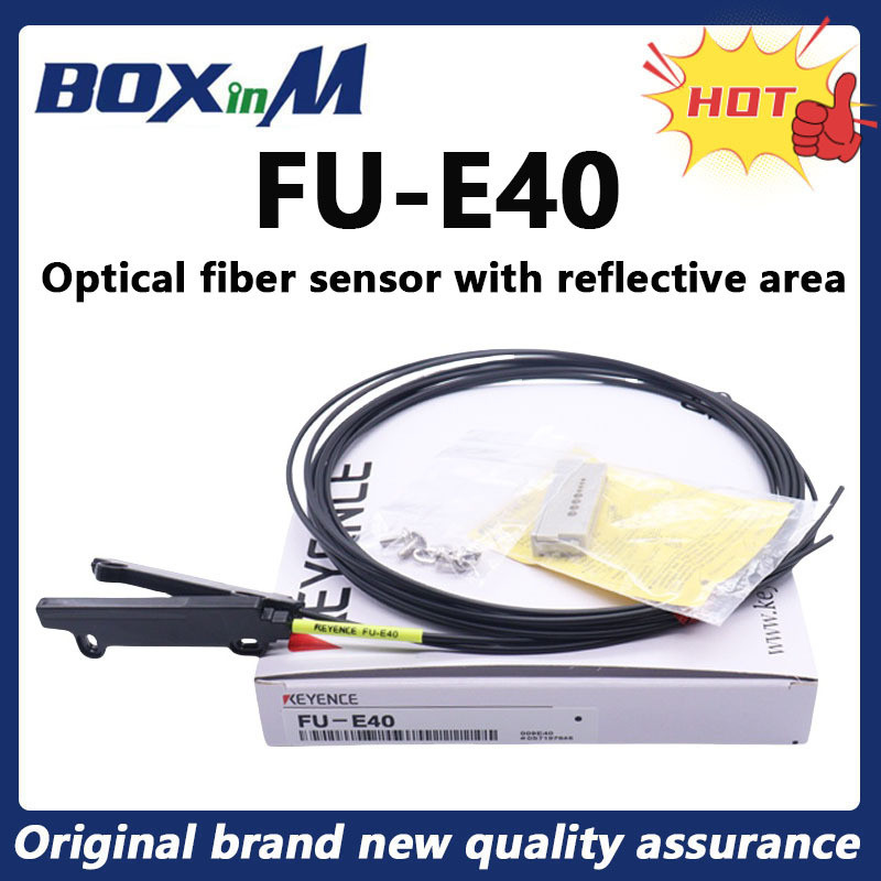 New original KEYENCE FU-E40 High precision wide area reflective transmission type fiber optic ...