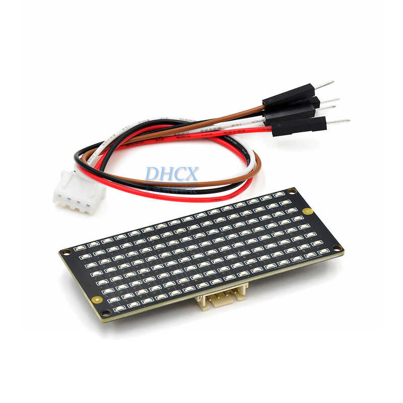 8 * 16 matrix LED display module I2C communication 3.3-5V angkop para ...
