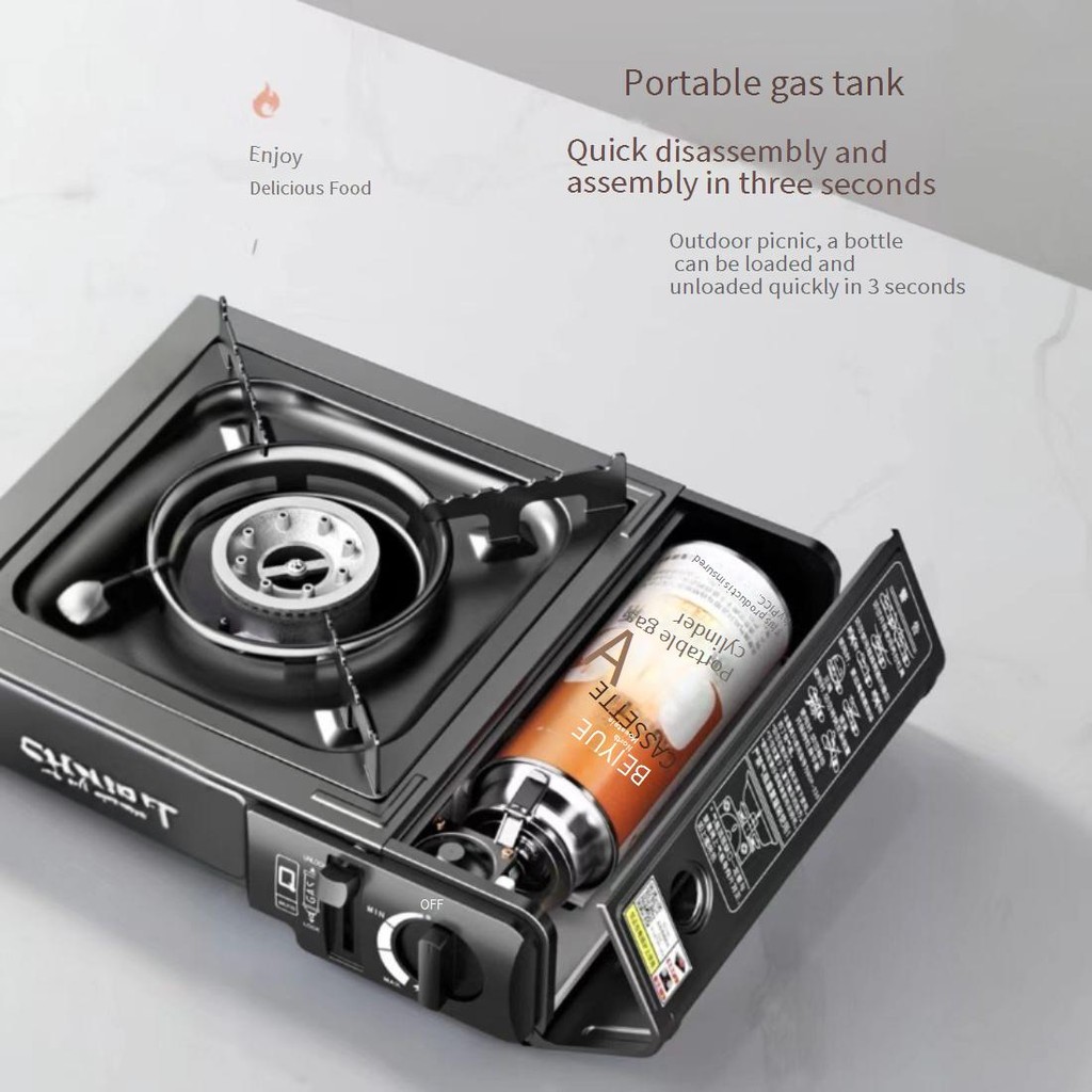 Portable butane gas stove outdoor camping stove mini butane camping ...