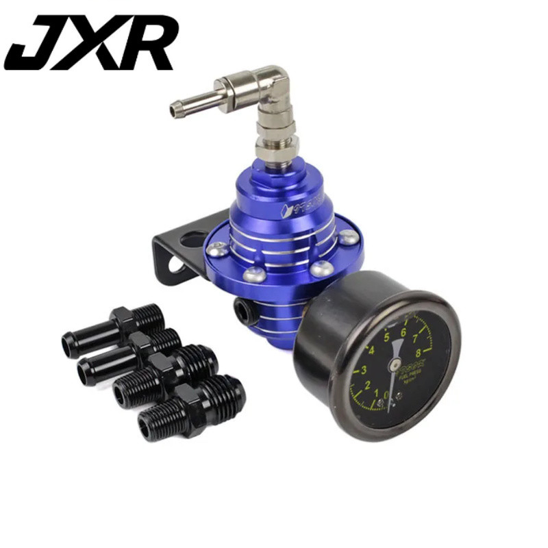Universal Fuel Pressure Regulator Adjustable Aluminum Vehicle Refitting ...