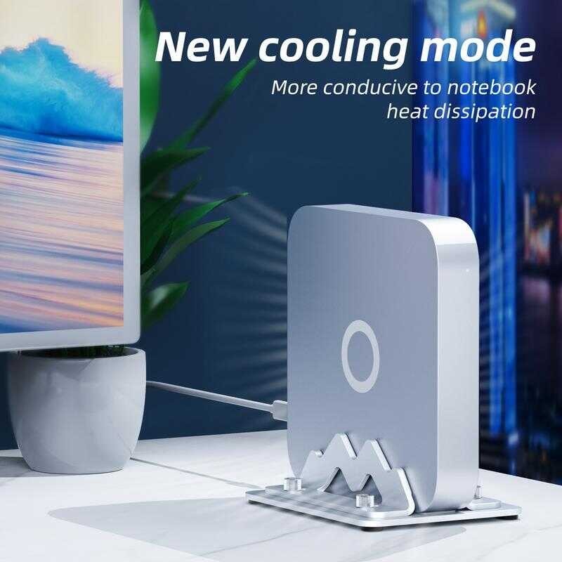 Mini PC Bagong Stand Dock Holder Space-Saving Aluminum Vertical PC ...