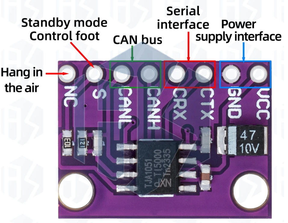 1051 TJA1051 High Speed low Power Consumption And CAN Transceiver ...