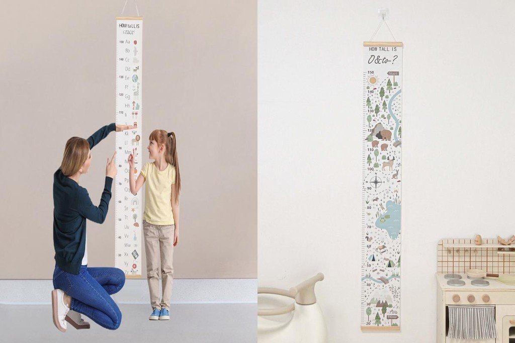 Baby Growth Chart Children Growth Chart Colorful Kids Growth Chart for ...