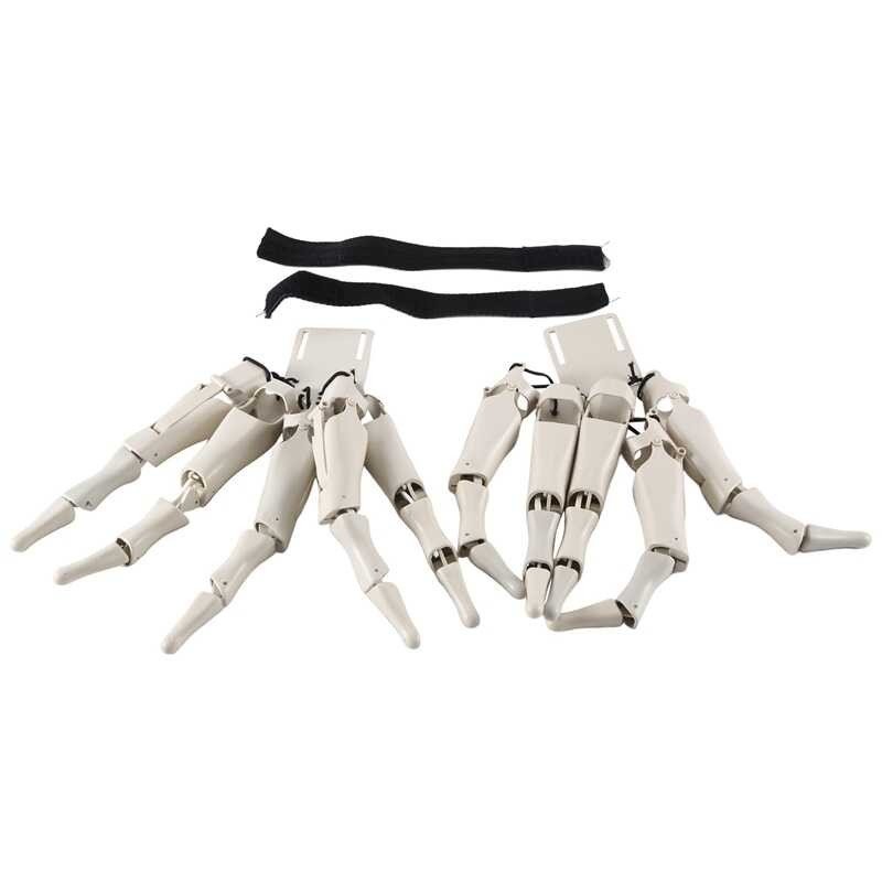 I-Set Ang 1 White Plastic Realistic Skeleton Hands Horror Ghost Claw ...