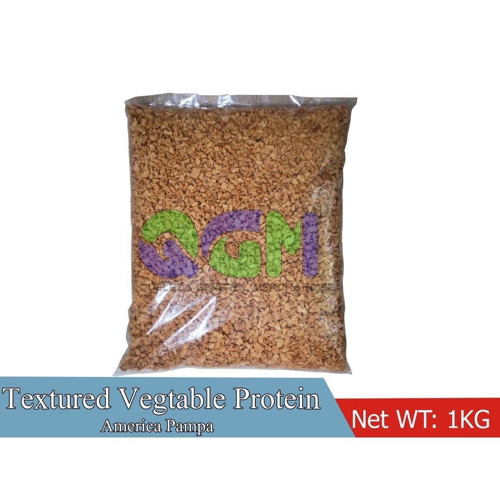 ☎ TVP Textured Vegetable Protein America Pampa 1kg | Shopee Philippines