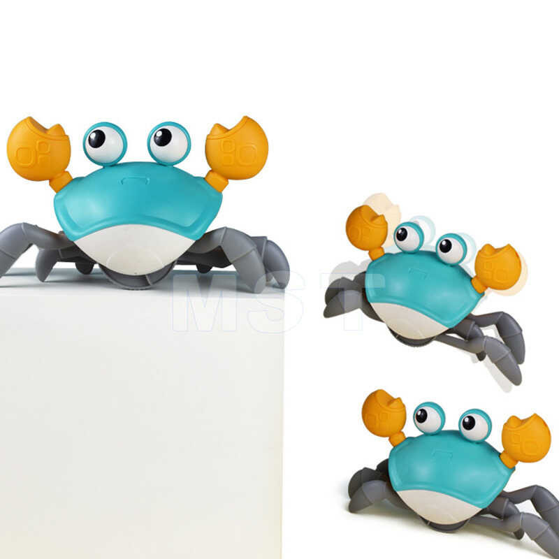 Cartoon Bath Bathing Water Toys 0-12 Months Clockwork Dabbling Crab ...