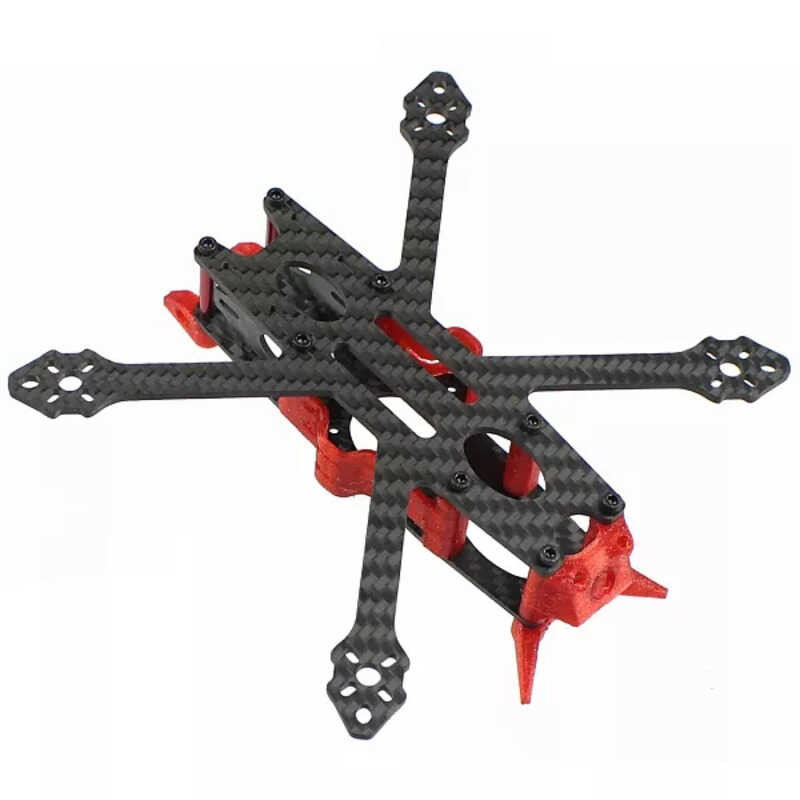 DIY 145mm Wheelbase Carbon Fiber Rack Plate Frame Kit para sa Ti145 ...