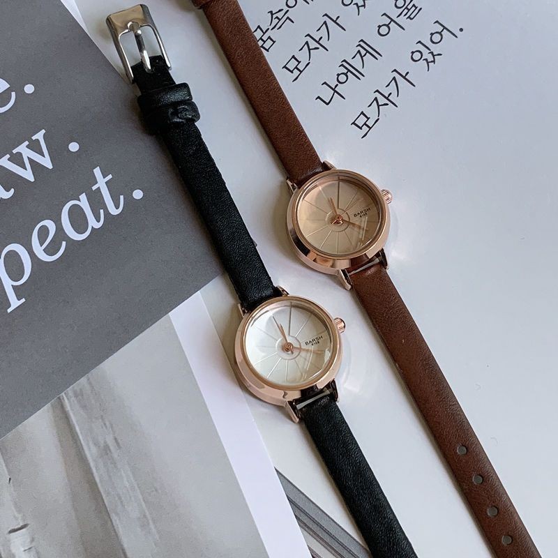 Ladies Light Luxury Small Dial Watch Women Round Dial Multifunction ...