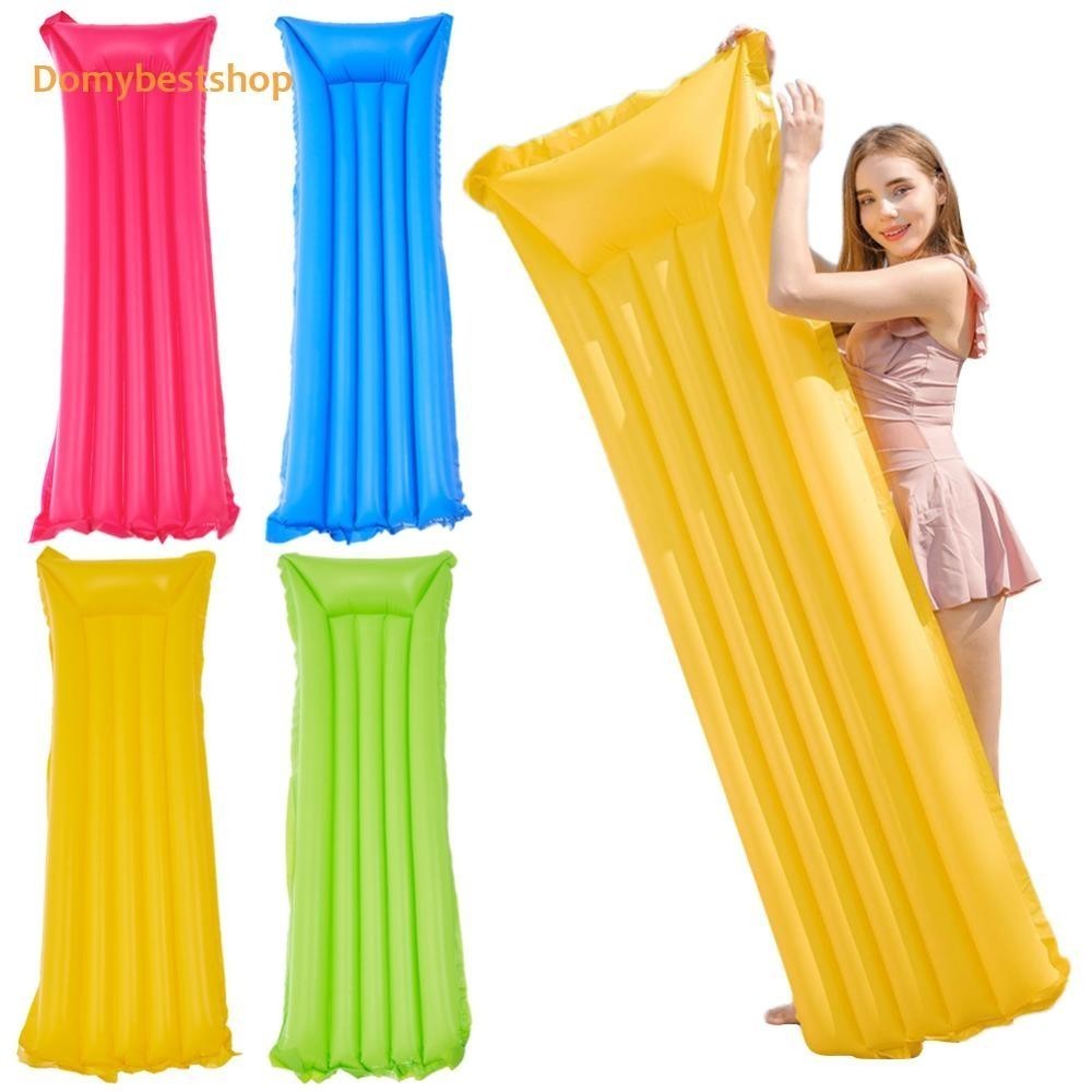 Domybestshop.my] AU Inflatable Pool Float Lounger Solid Color Pool ...