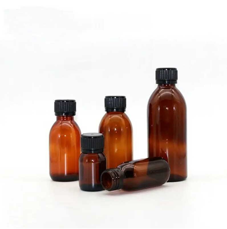 30 Hanggang 200 Ml Brown Glass Seal Chemical Reagent Oral Solution ...