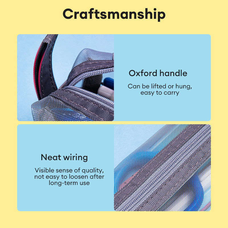 Deli 66747 Multi-purpose pencil case (black) | Shopee Philippines