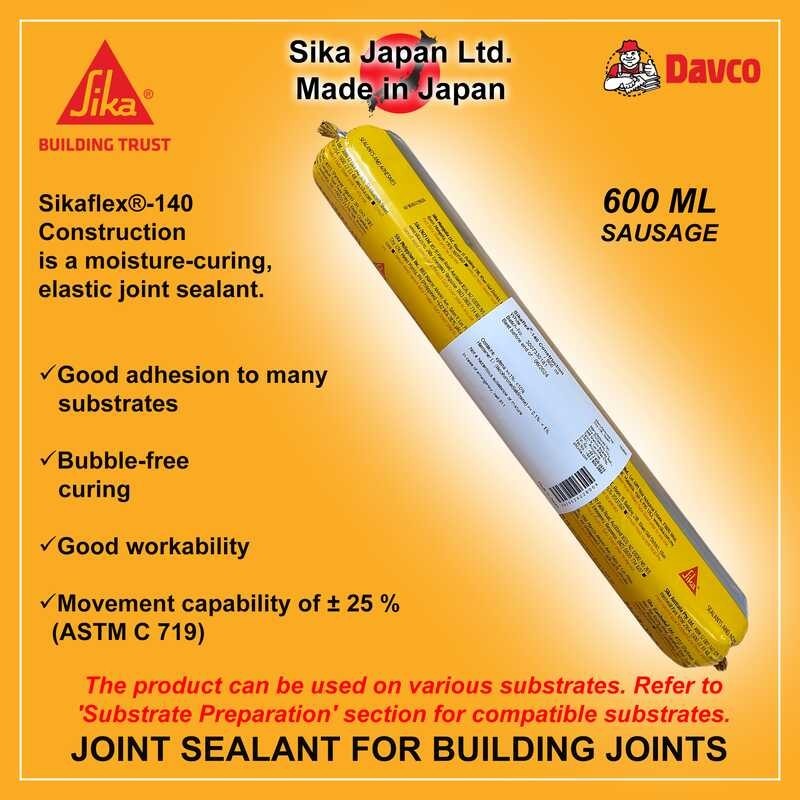 Sika Sikaflex 140 Sikabond Japan 600ML Construction Polyurethane PU Joint Sealant | Shopee ...