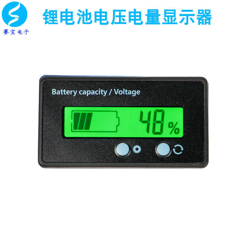 Lead acid lithium battery voltage and power display module LCD electric ...