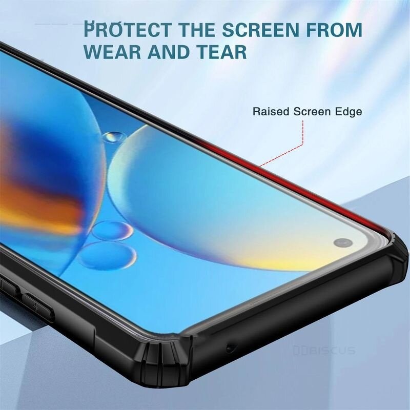 For Itel P65 4G Case Edge-Reinforced Shockproof Cushion Back Clear ...
