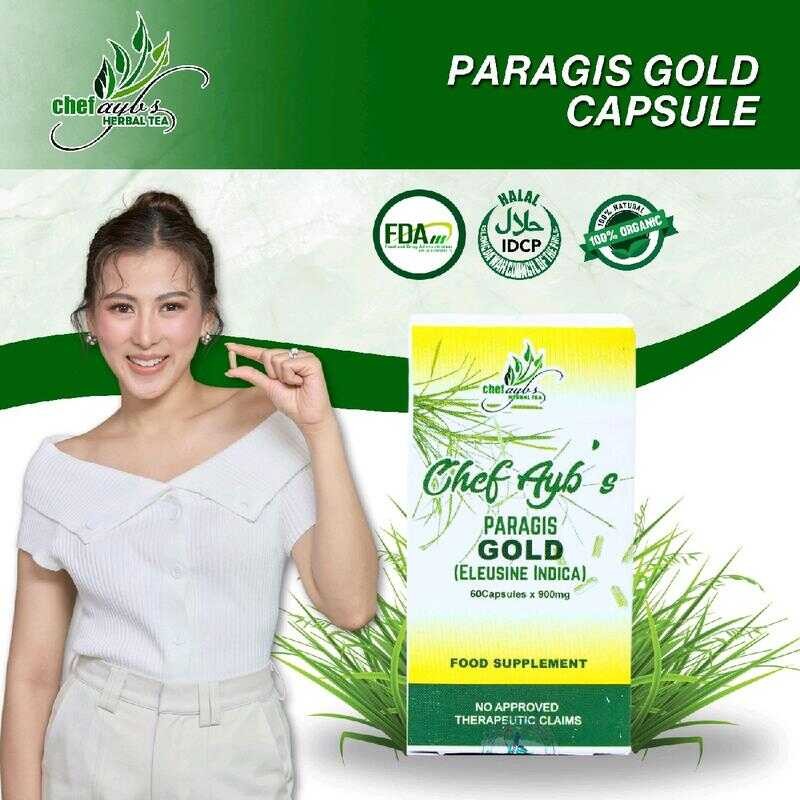 PARAGIS GOLD CAPSULE || 60 CAPSULES PER BOTTLE 900Mg ORGANIC SUGAR FREE ...