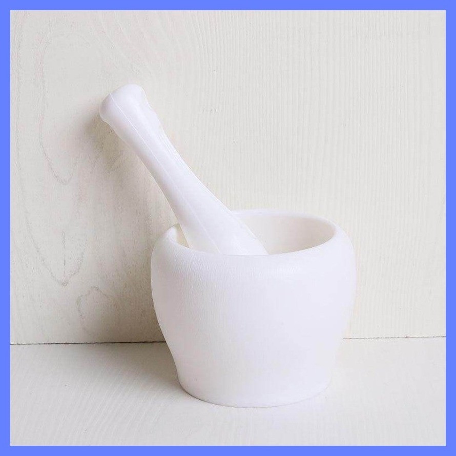 Mortar and Pestle Almires Solid PVC Food Grade Plastic Medicine Food ...