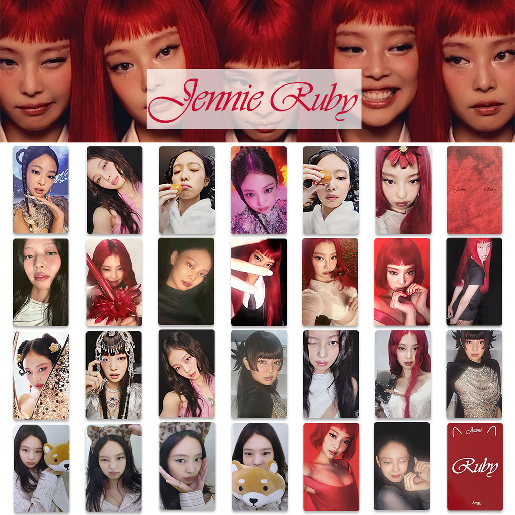 Kpop Idol JENNIE RUBY Album Photocards | Shopee Philippines