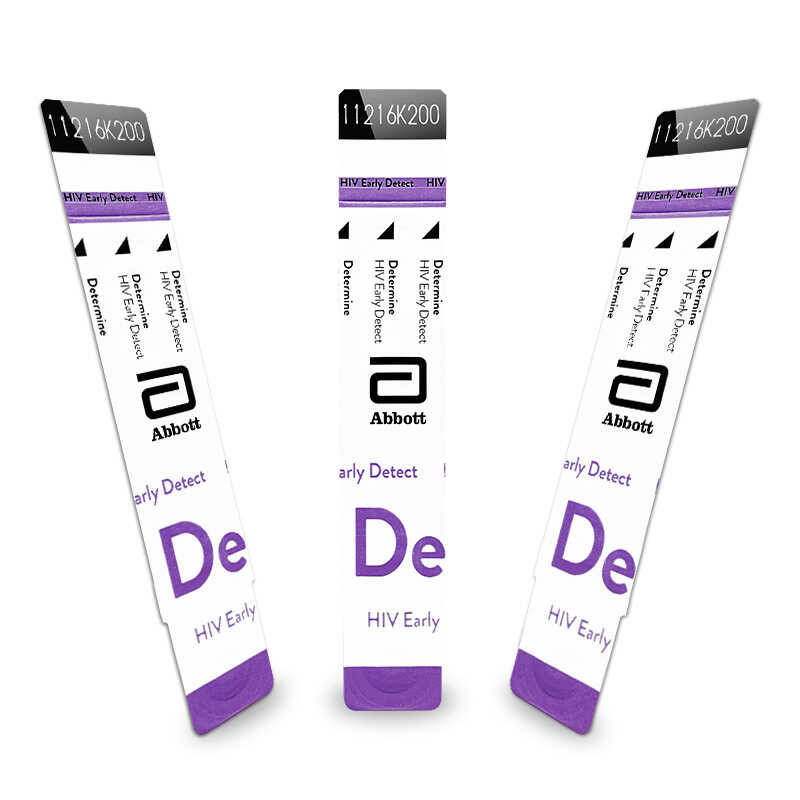 Ten original Japanese fourth generation Abbott HIV test strips [two ...