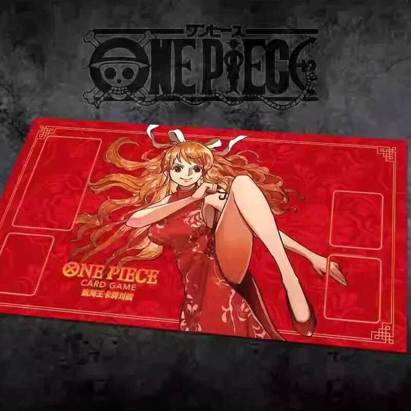 400X60Mm New Cartoon One Piece Nami Luffy Board Game Card Battle Table ...