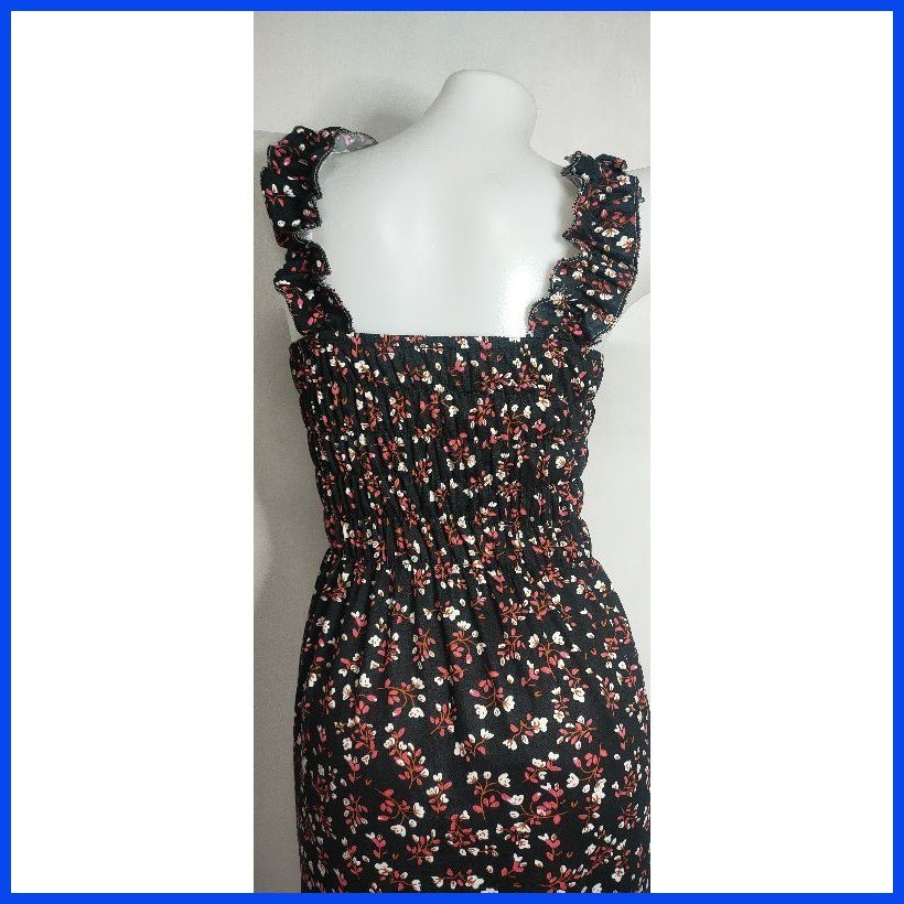 BOX 1 Collections LONG RUFFLES smocking Comfy duster dress for pregnant ...