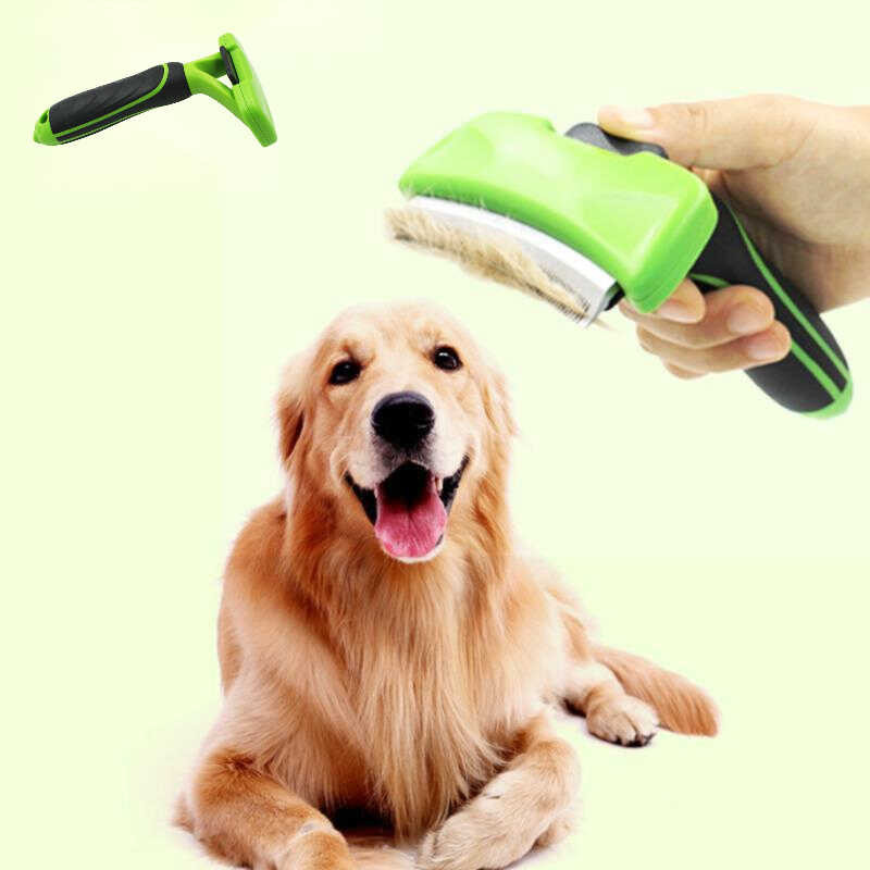 New Pet Hair Remover Combs Furmine Dog Cat Grooming Deshedding Comb ...