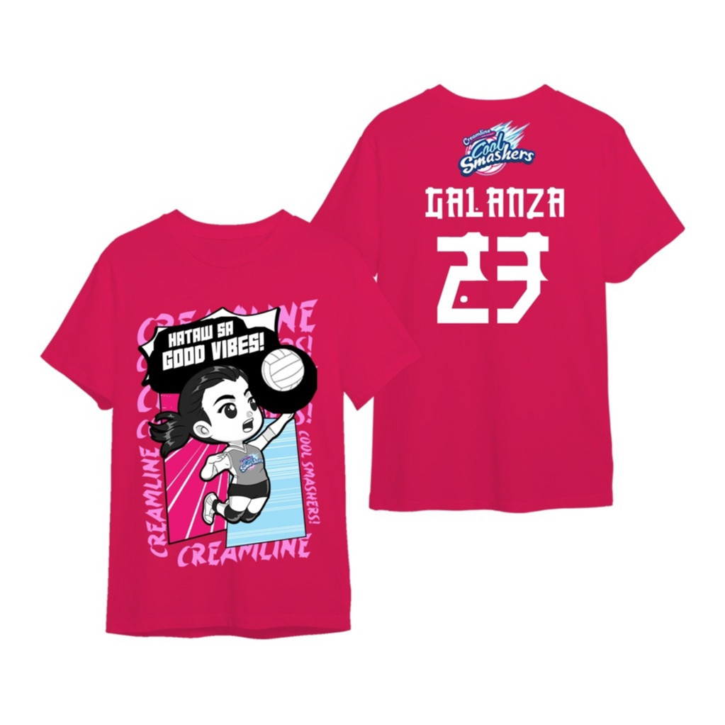 Creamline Cool Smashers 2024- 1st Collection Training Shirt - GALANZA ...