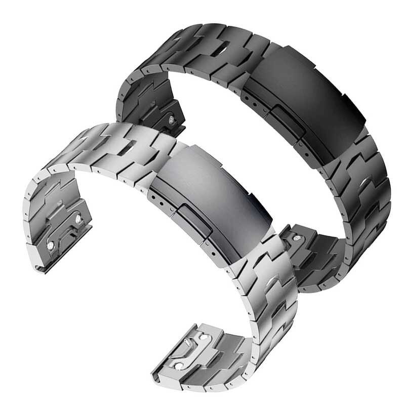 Quickfit 22Mm 26Mm Titanium Alloy Stainless Steel Band For Garmin ...