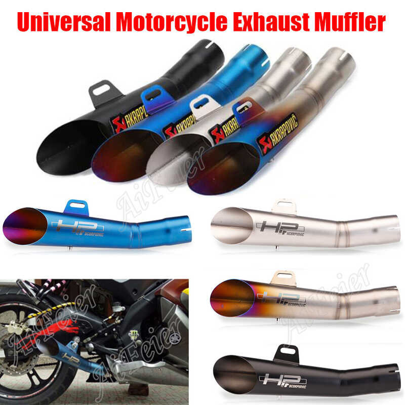 Exhaust HP Motorcycle Pipe Akrapovic Escape Moto Universel GP Muffler ...