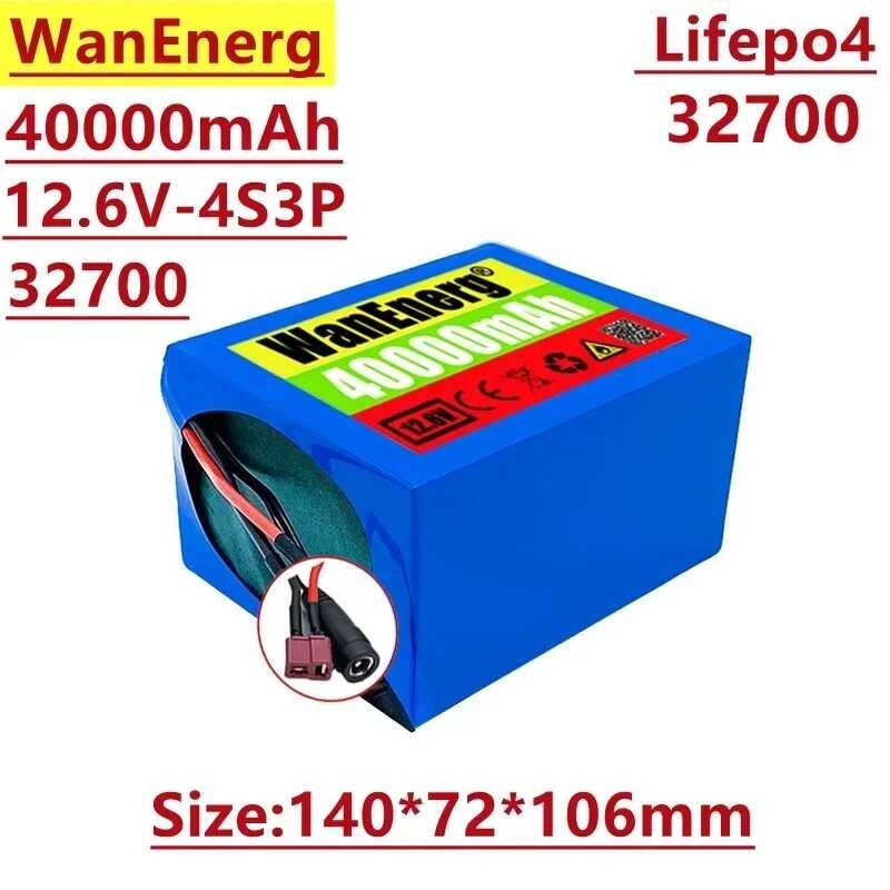 32700 LiFePO4 battery pack, 4S3P 12.6V 40000mAh, angkop para sa mga ...