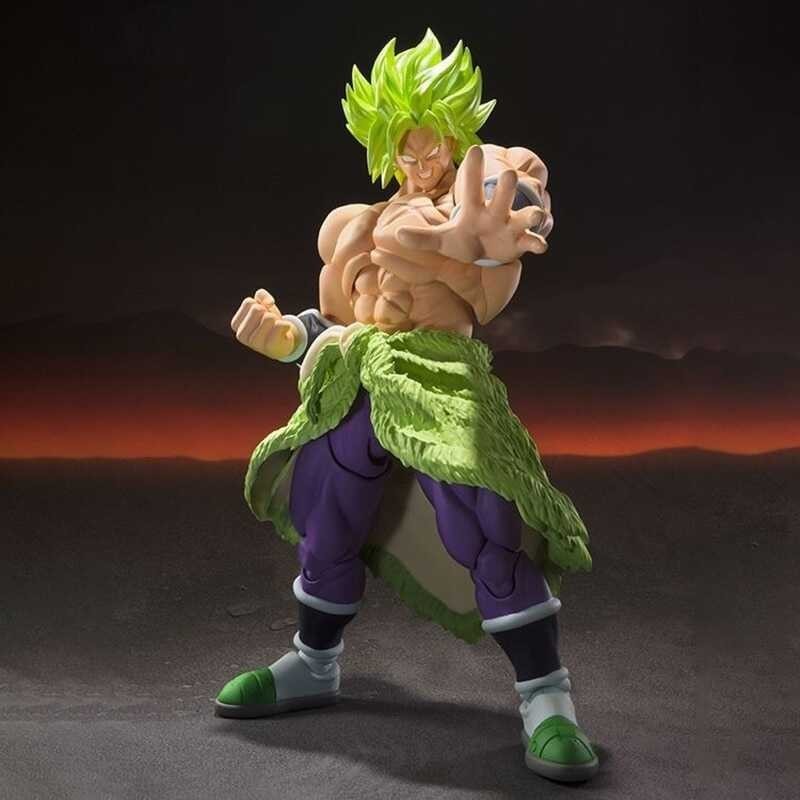 Anime Dragon Ball Broly SHF Movable Super Saiyan 3 Son Goku Action ...