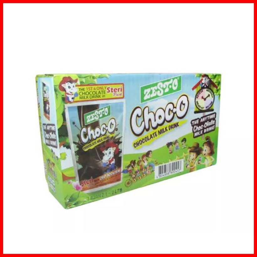 Zest-O Choco Chocolate Milk Drink 180ml x 10 pcs | Shopee Philippines