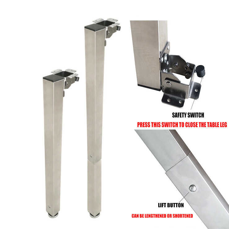 Telescopic 1Pc Camper Leg Adjustable Height For Caravan Campervan ...