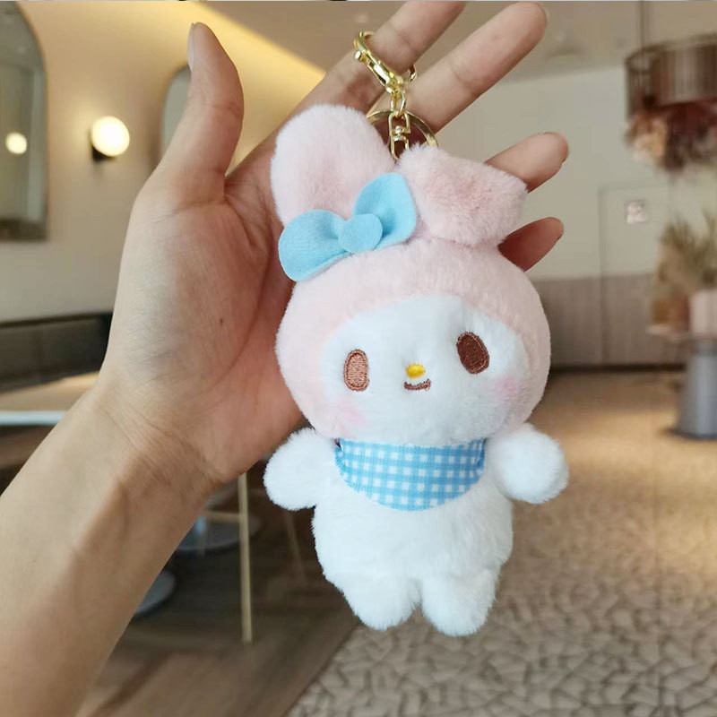 Sanrio Charming Japanese Plush Keychain My Melody And Collectibles 10cm ...