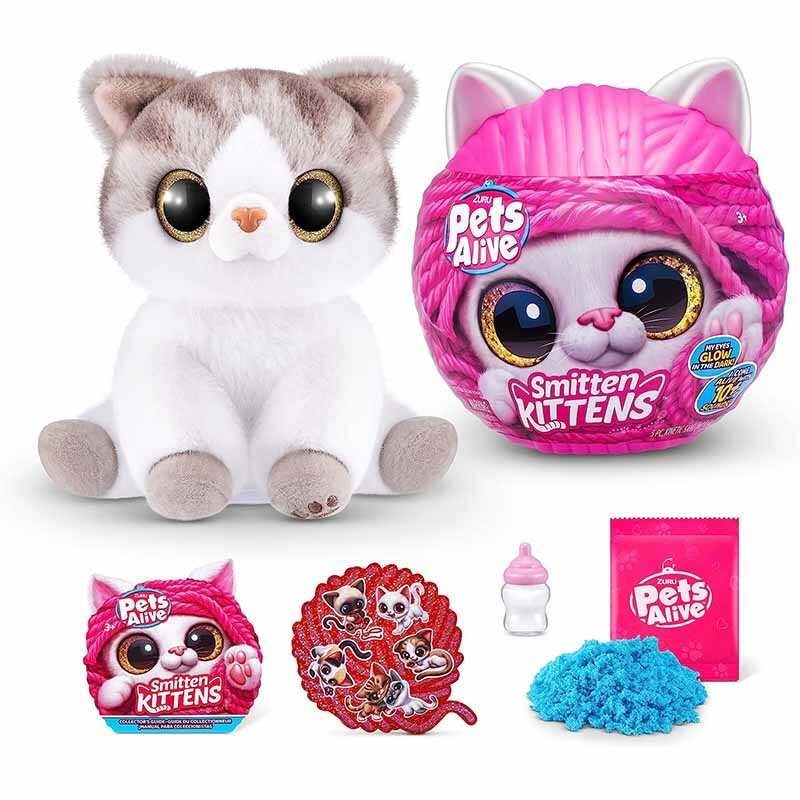 ZURU Pets [Bagong] Alive Smitten Kittens Surprise Interactivity Woolen ...