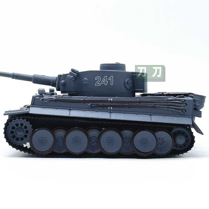 1: 72 Tiger Heavy Tank Model Initial Type German Grey Glueless Color ...