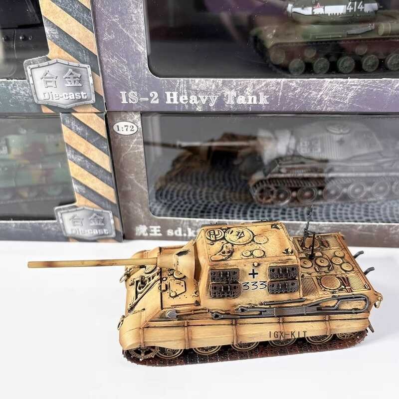 German 1/72 Tiger Heavy Tank Military Finished Product Alloy Model ...