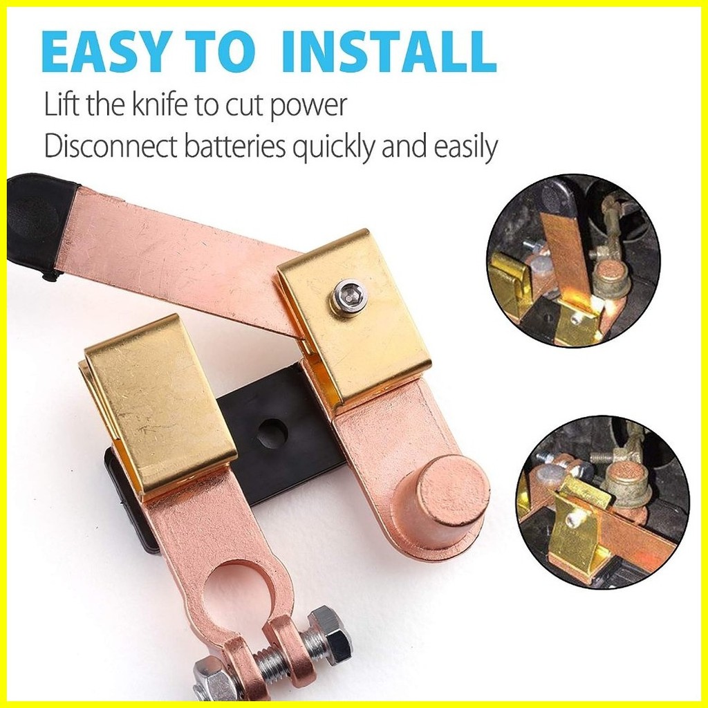 Blade Battery Cut Off Switch Brass Negative Battery Cut Off Master For ...