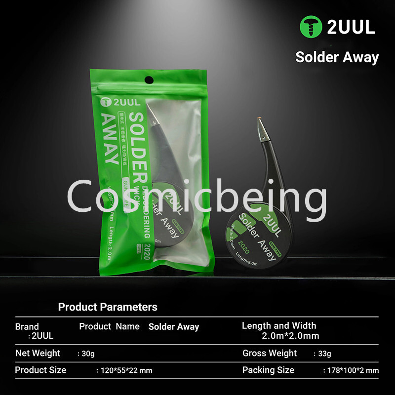 2UUL DW21 Solder Away Anti-Hot Desoldering Wick Solder Strip 2020 Tin ...