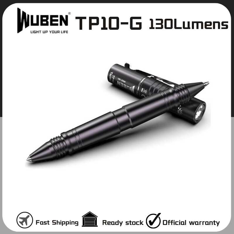 WUBEN Tp10-G Pen Light 3-In-1 Flashlight 130 Lumen USB Rechargeable ...