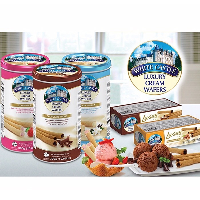 White Castle Luxury Wafers Tin 100g (Tin) | Shopee Philippines