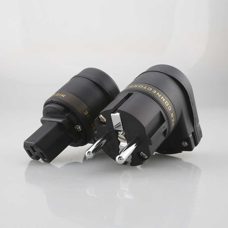 IEC C13 Hifi Kababaihang Socket HIFI Power Connector Schuko 7-Character ...