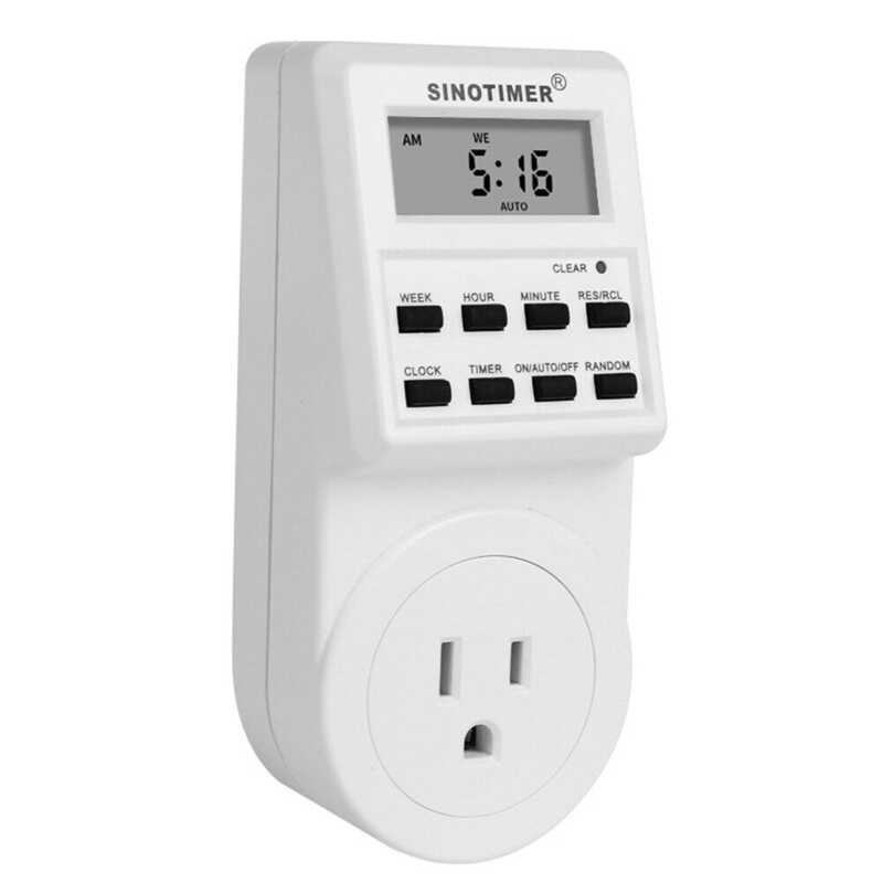 Wall Programable Electrical Plug-In Power Socket Timer Switch Outlet ...
